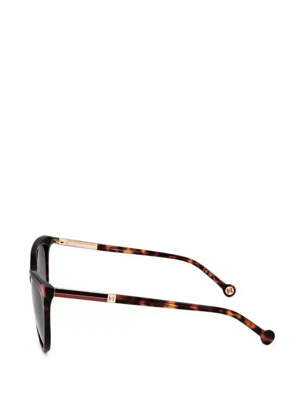 Carolina Herrera Tortoiseshell-effect Cat-eye Sunglasses