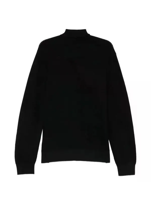 BOSS Logo Patch Knit Cardigan