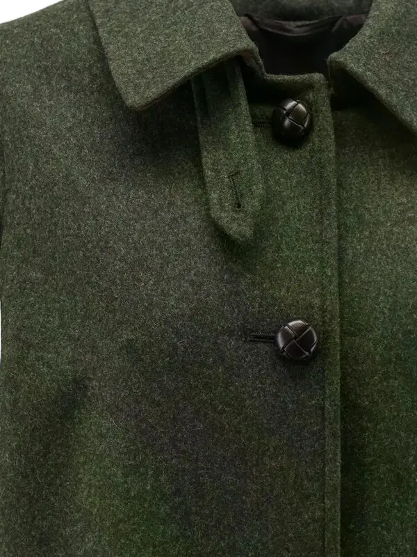 SCHNEIDERS Geraldine Pointed-collar Loden Coat