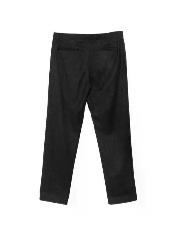 Canali Pleated-front Tailored Trousers - Grey
