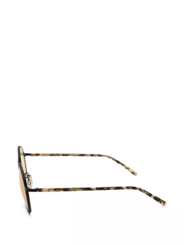Dkny Round-frame Double-bridge Sunglasses