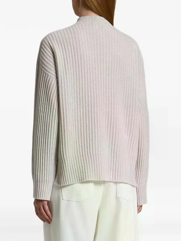 Peserico Ribbed-knit Mock-neck Sweater