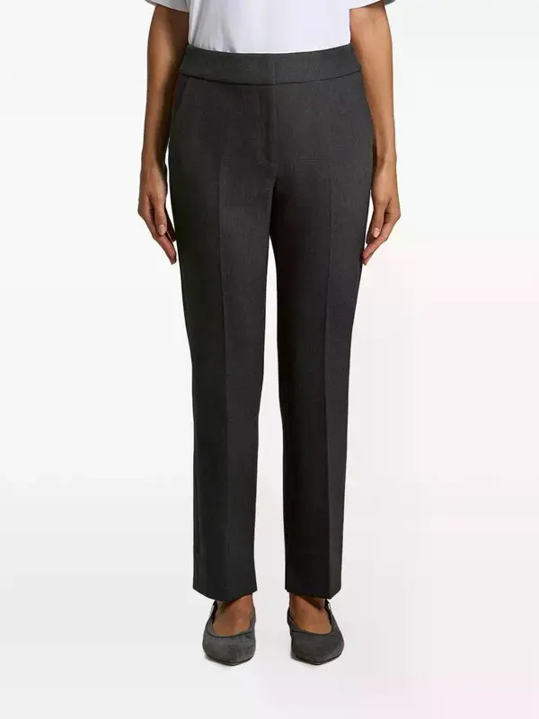 Peserico Pressed-crease Straight-leg Trousers