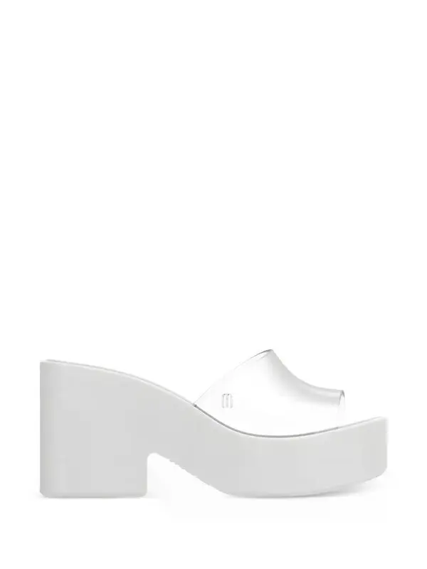 Melissa Posh Platform Sandals - White