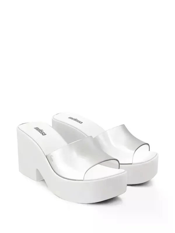 Melissa Posh Platform Sandals - White