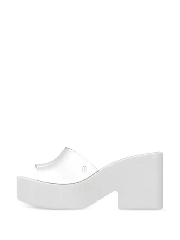 Melissa Posh Platform Sandals - White