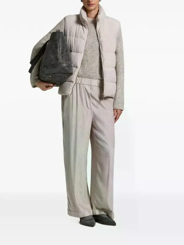 Peserico Quilted Corduroy Gilet