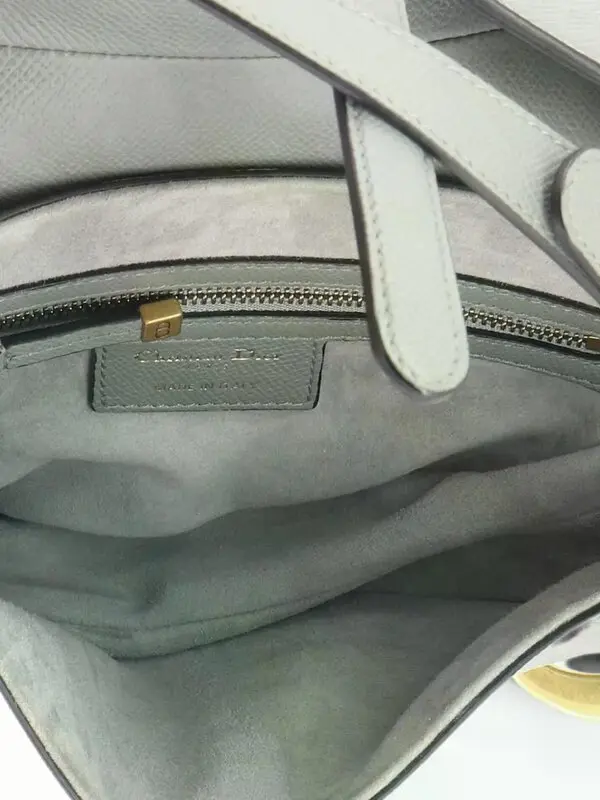 Dior Saddle Handbag Leather Medium Shoulder Bag