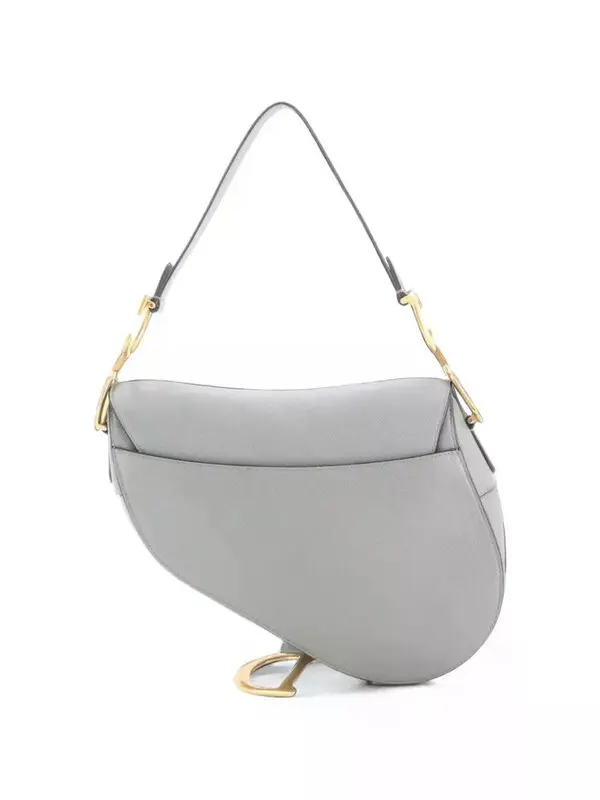 Dior Saddle Handbag Leather Medium Shoulder Bag