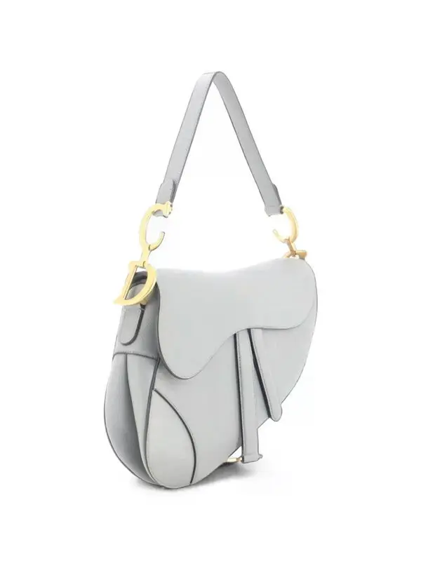 Dior Saddle Handbag Leather Medium Shoulder Bag