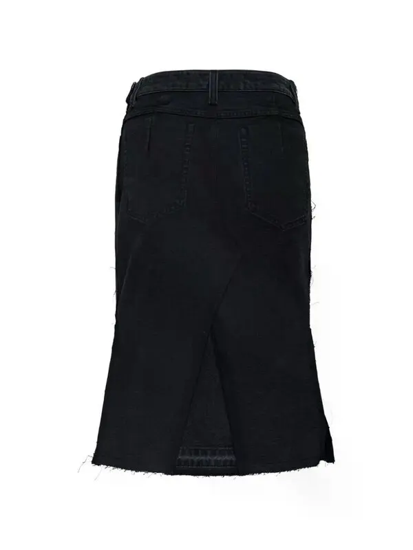RE CODE Distressed-hem Skirt