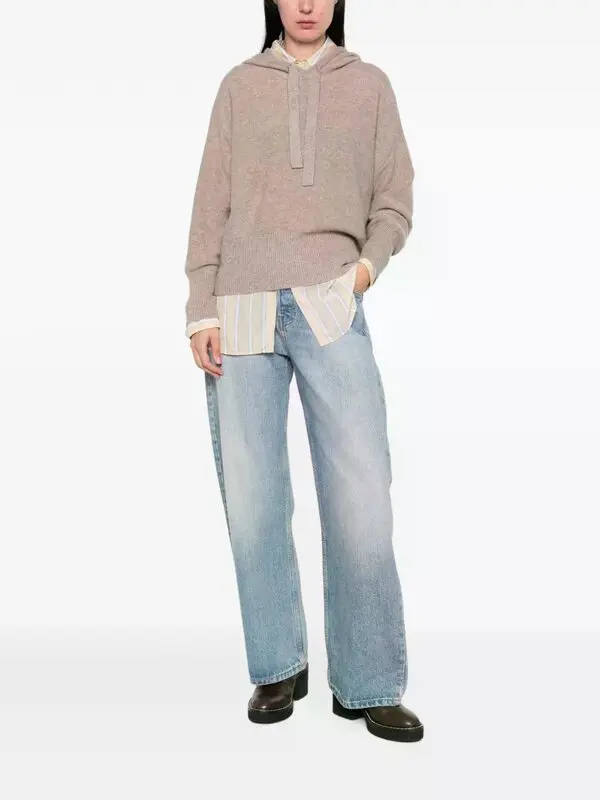 EMERSON RENALDI Drawstring Knitted Hooded Sweater