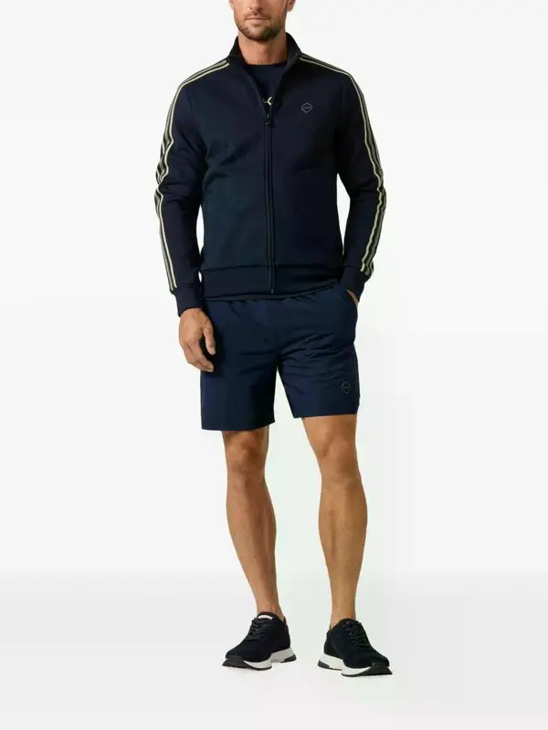 HACKETT LONDON Side-stripe Zip-up Sweatshirt