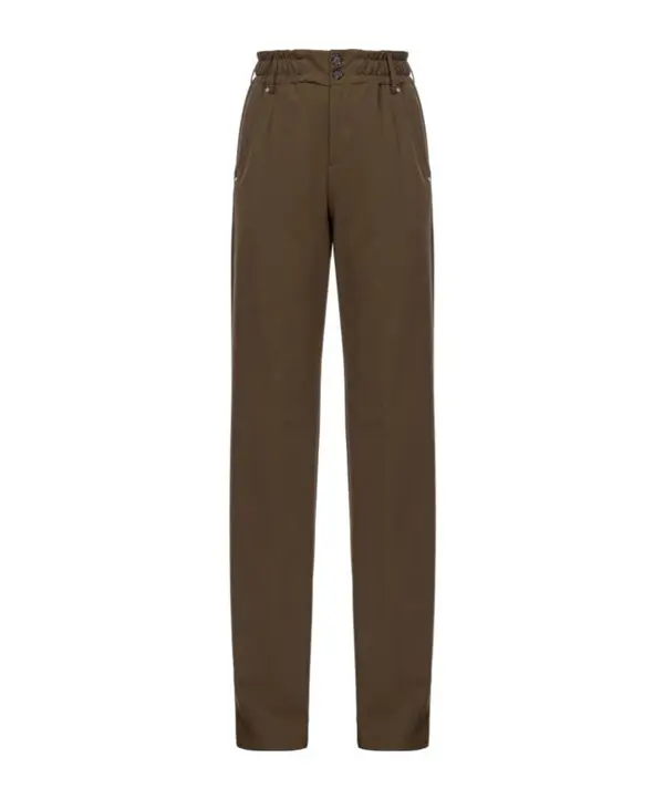 Pinko Semaforo High-waist Trousers - Brown