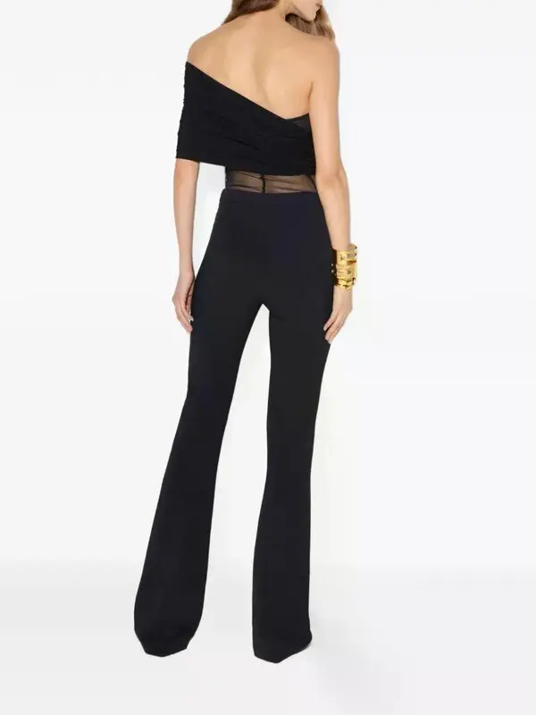 Elisabetta Franchi One-shoulder Draped Bodysuit