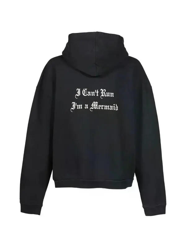 JUN/NAKAYAMA Graphic Print Zip-up Hoodie