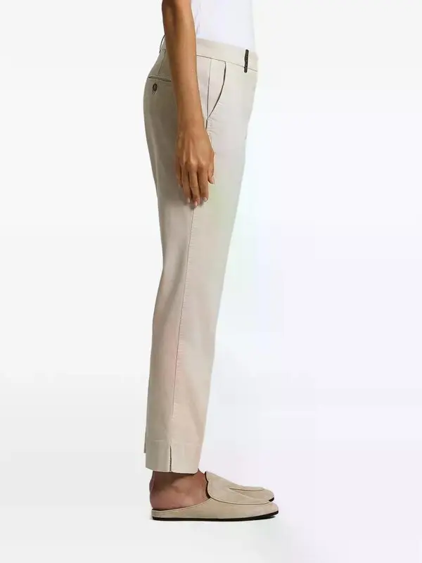 Peserico Beaded Tab Tailored Trousers - Neutrals