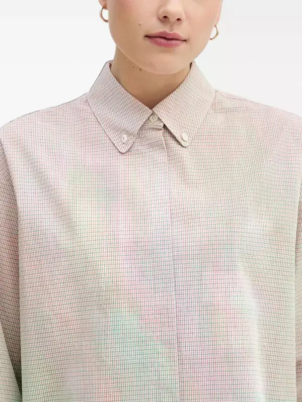 MOS MOSH Mmbritze Check-pattern Button-down Shirt