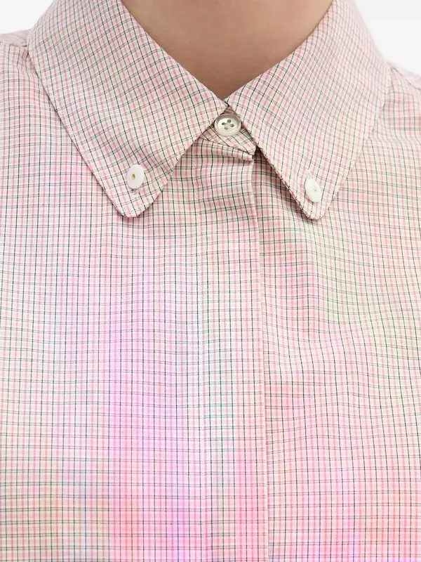 MOS MOSH Mmbritze Check-pattern Button-down Shirt