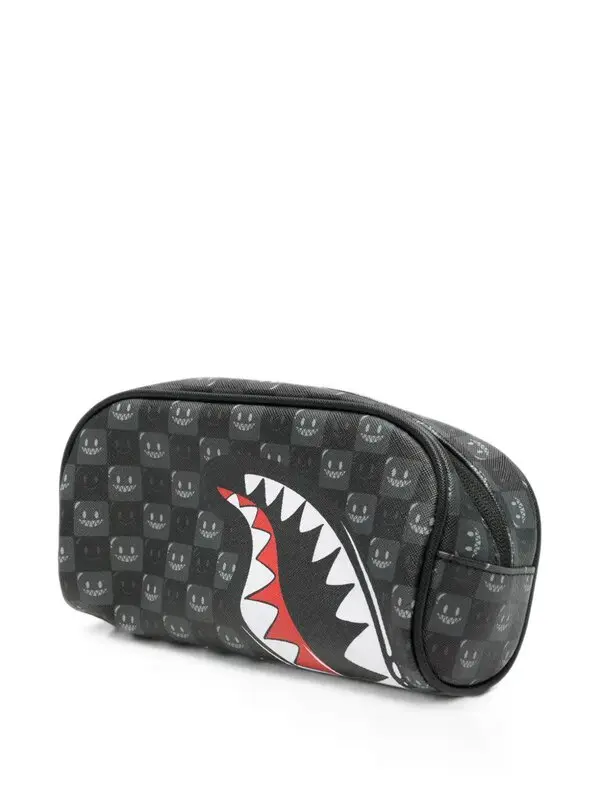 SPRAYGROUND Shark Mouth Check-print Pouch