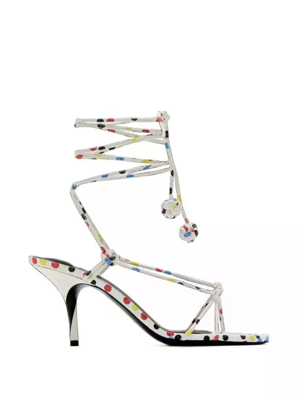 Jacquemus The Tourni Sandals - White