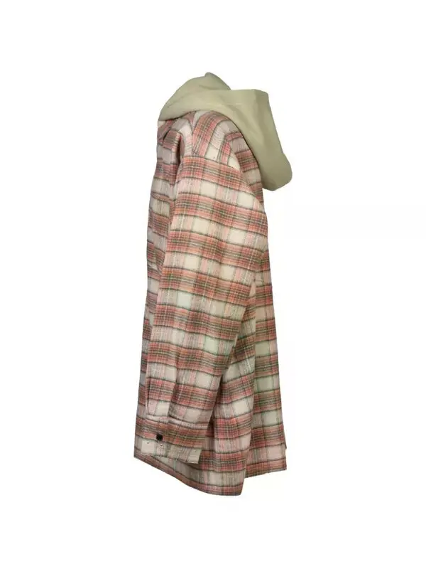 JUN/NAKAYAMA Check Hooded Shirt