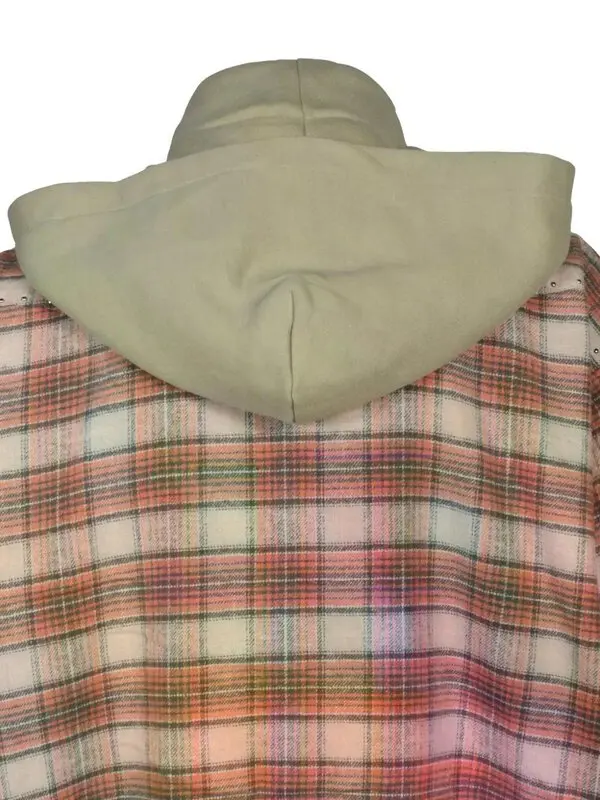 JUN/NAKAYAMA Check Hooded Shirt