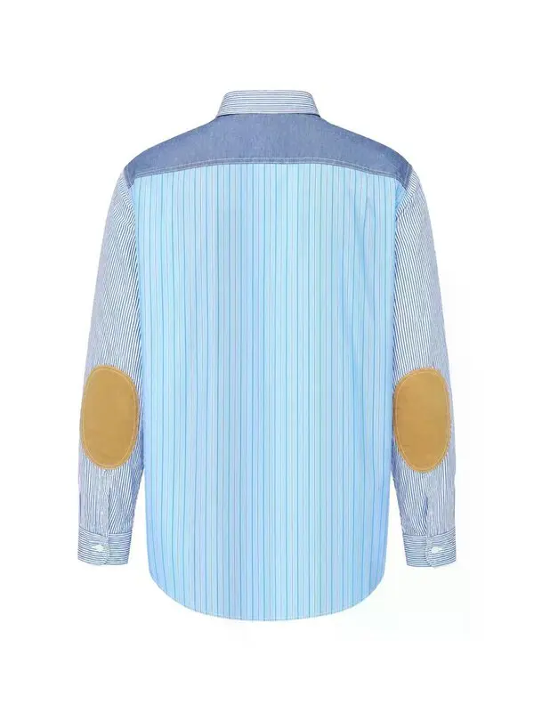 Junya Watanabe Striped Patch-detail Shirt