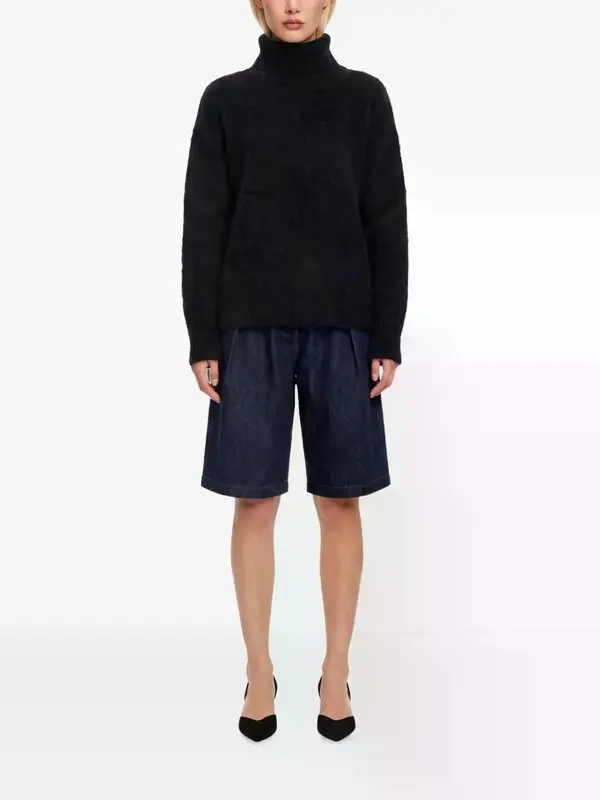 UMA WANG Roll-neck Brushed Sweater