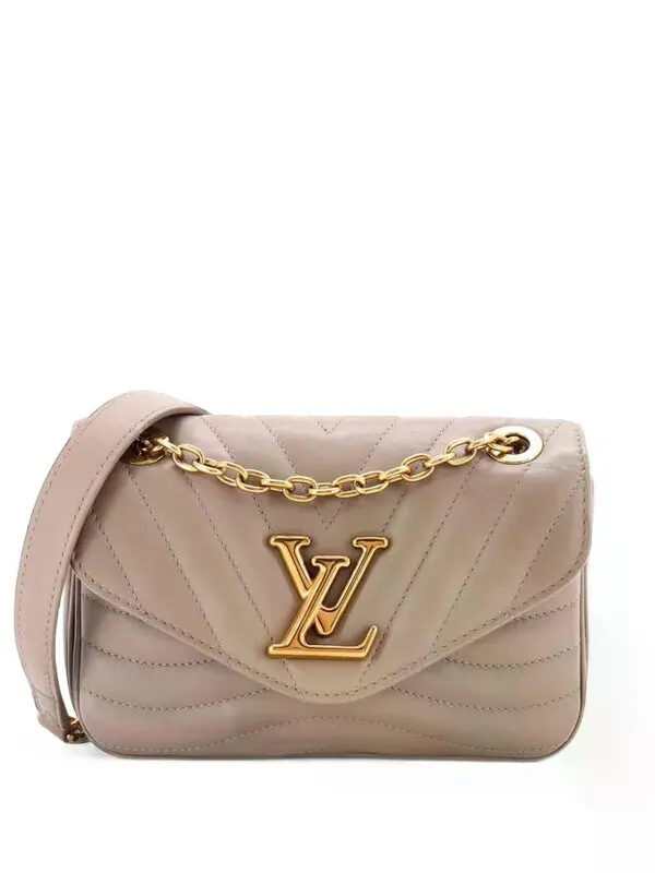 LOUIS VUITTON New Wave Chain Bag Nm Quilted Leather Pm - Neutrals