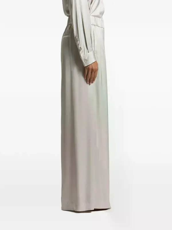 Peserico Elasticated Waistband Wide-leg Trousers