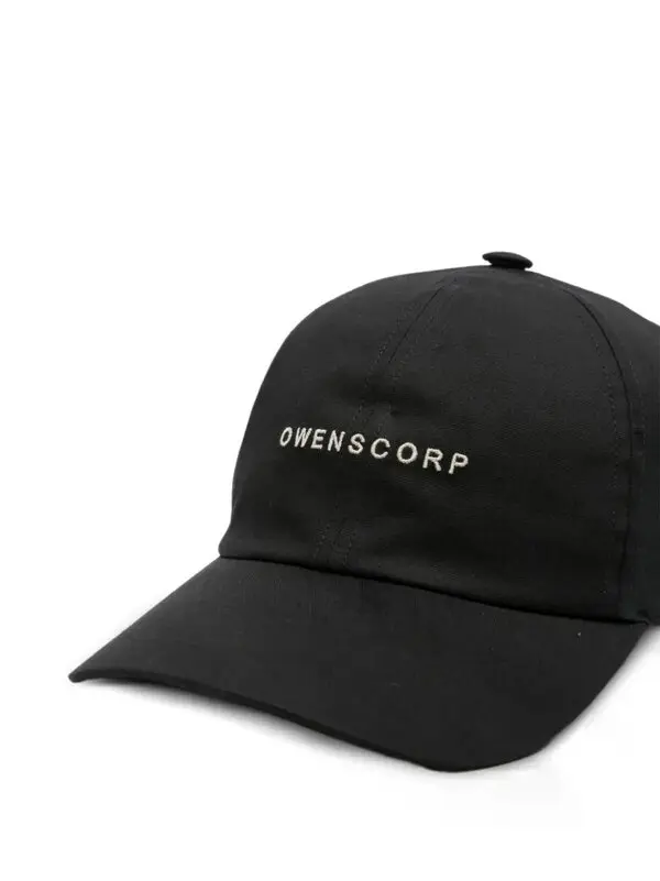 Rick Owens Embroidered Logo Baseball Cap