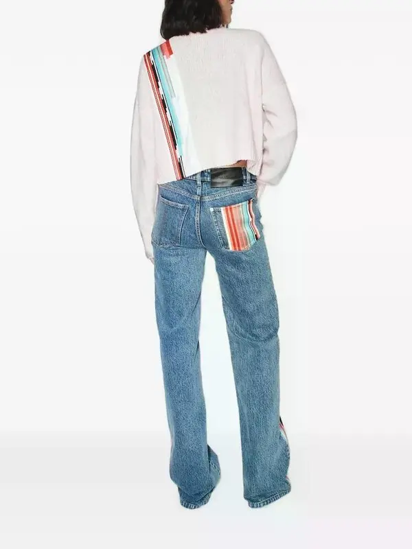 Hellessy Hellesy Striped Detail Cropped Cardigan
