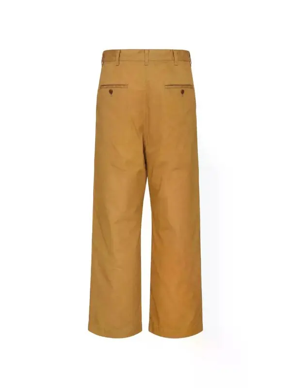 Junya Watanabe Pleated Garment-dyed Trousers