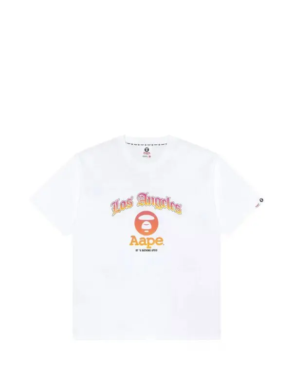 AAPE BY *A BATHING APE Los Angeles T-shirt - White