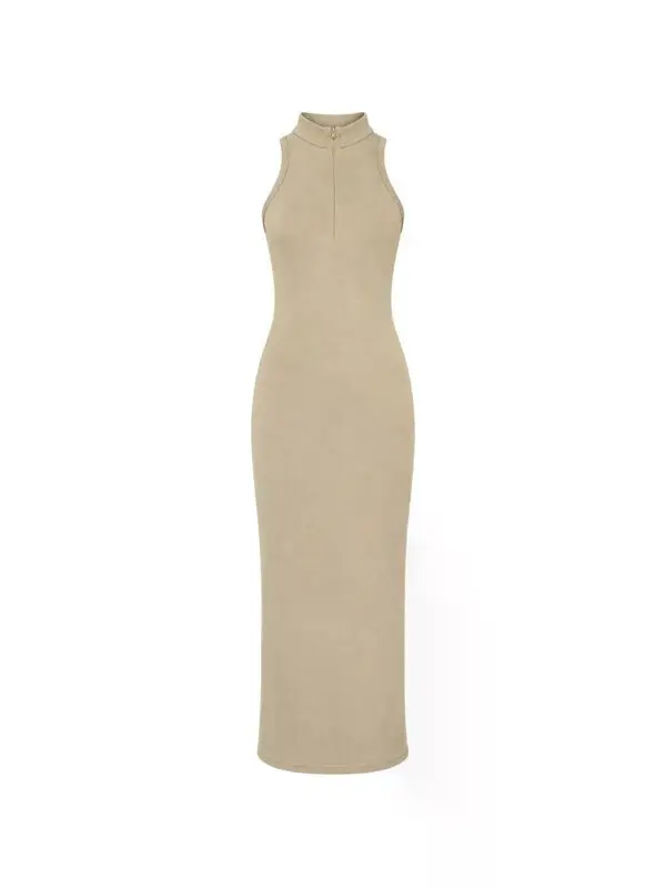 CLUB21 COLLECTION Luna Cut-out Back Maxi Dress - Green