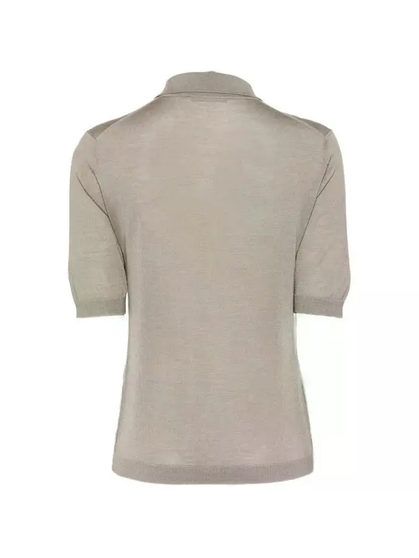 Studio Nicholson Fine-knit Polo Shirt
