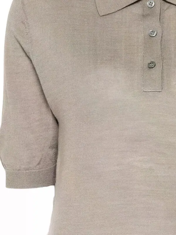 Studio Nicholson Fine-knit Polo Shirt