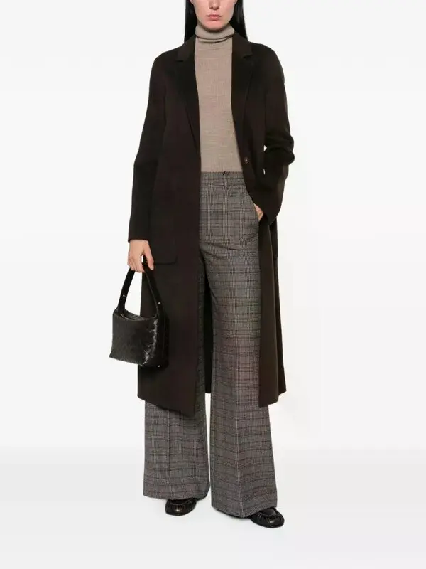 VICOLO Notched-lapels Patch-pocket Coat