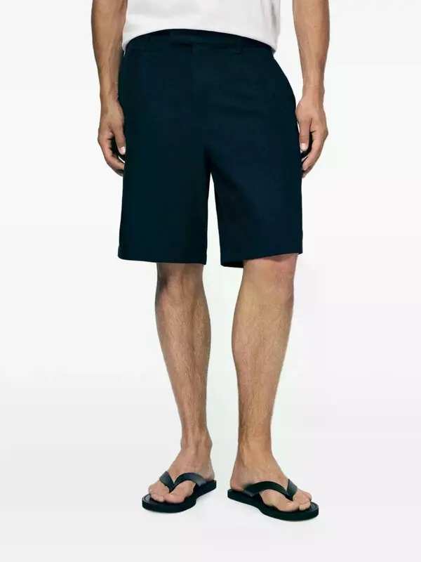 DOMAINE DES ARTISTES Elasticated-waistband Shorts - Blue