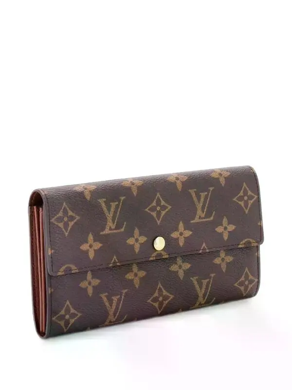 LOUIS VUITTON Sarah Wallet Monogram Canvas Small Wallets - Brown