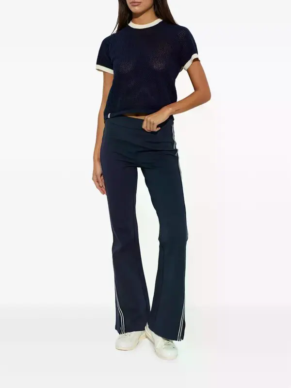 The Upside Joyela Side-stripe Trousers - Blue