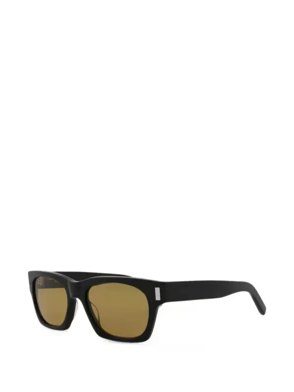 Saint Laurent Square Frame Sunglasses - Black