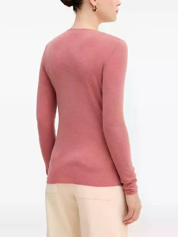 MOS MOSH Bouch Fine-knit Long-sleeve Top