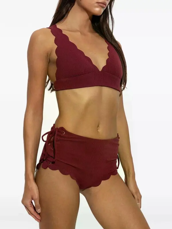 Marysia Wide Santa Clara Scalloped Bikini Top