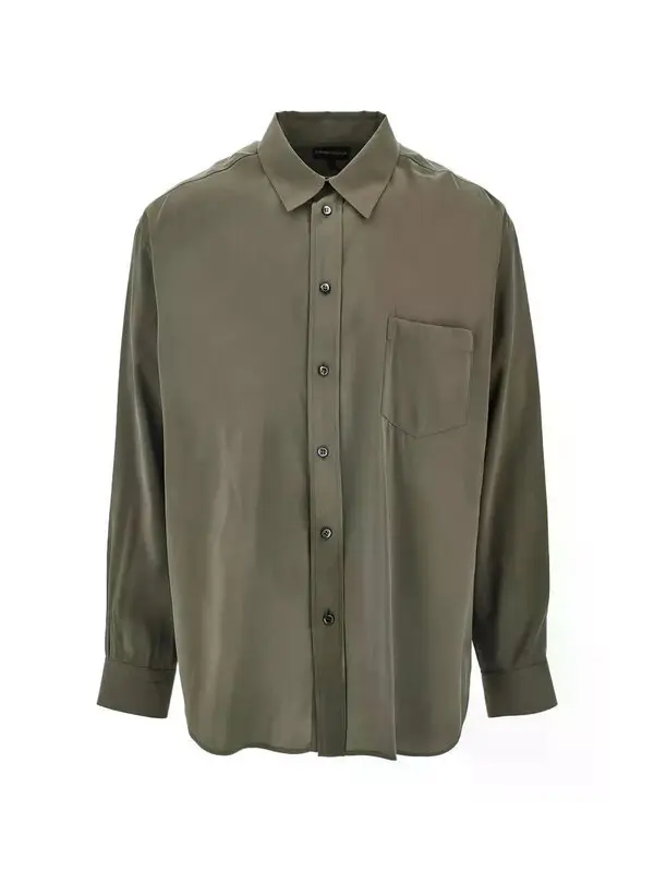 Emporio Armani Chest-pocket Shirt - Brown