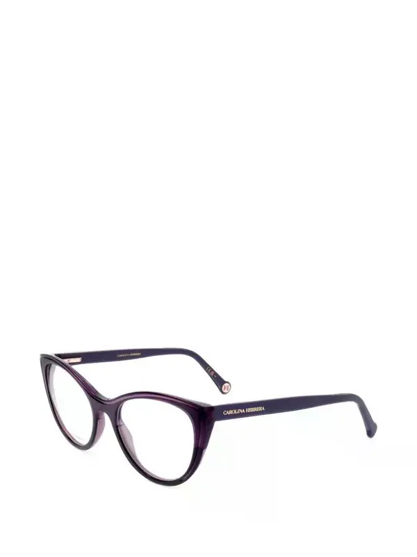 Carolina Herrera Glitter-effect Cat-eye Glasses