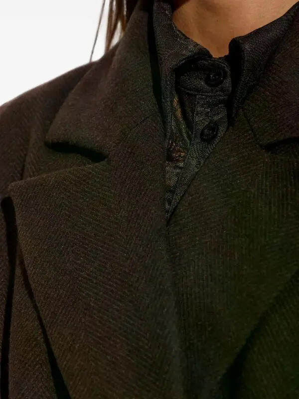 GESTUZ Double-breasted Belted Coat