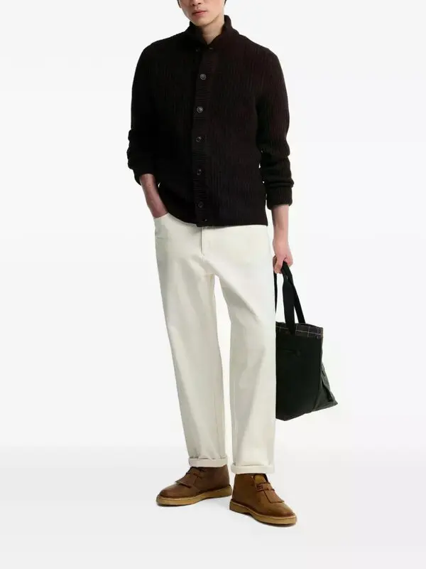 Barbour Wool High-neck Cardigan
