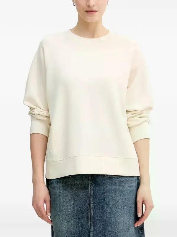 MOS MOSH Mmabello Basic Raglan-sleeve Sweatshirt - White